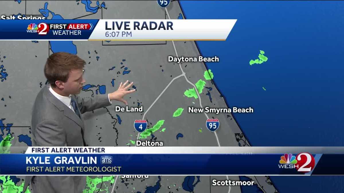 Spotty rain coverage for Sunday