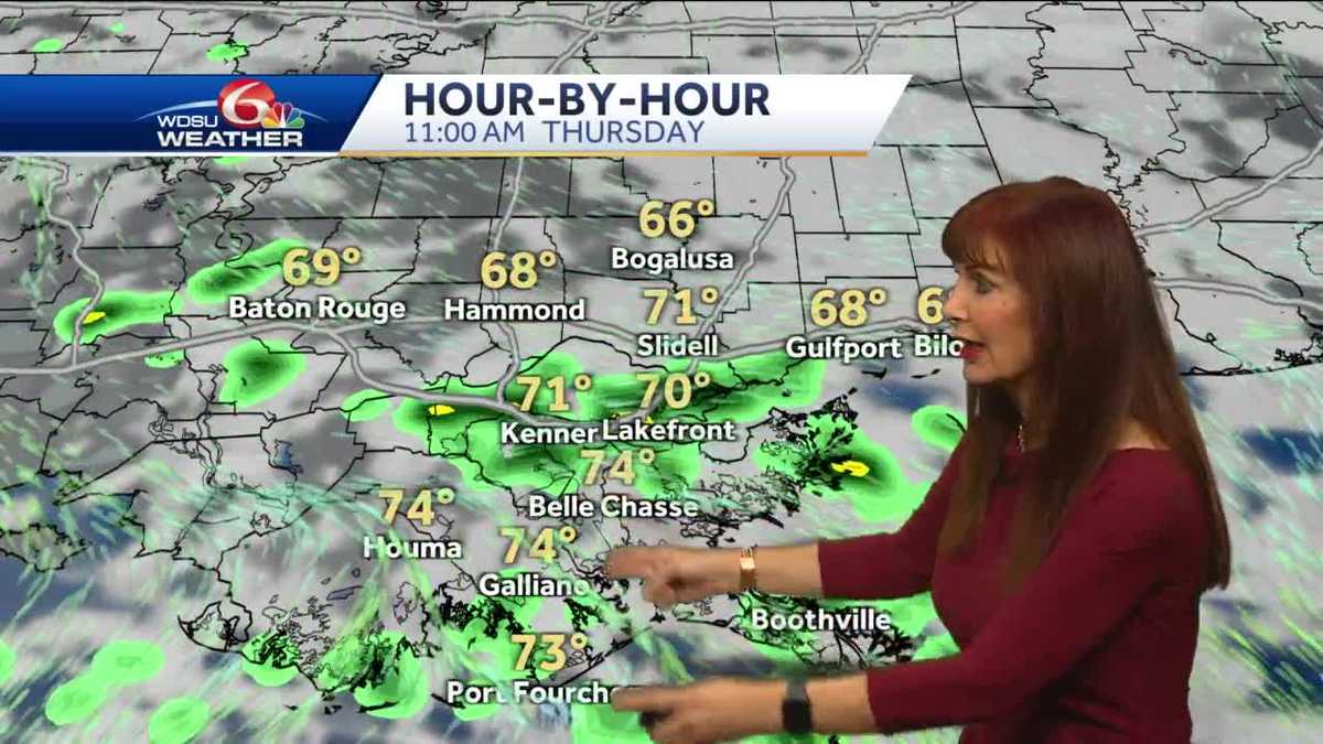 Some showers Thursday