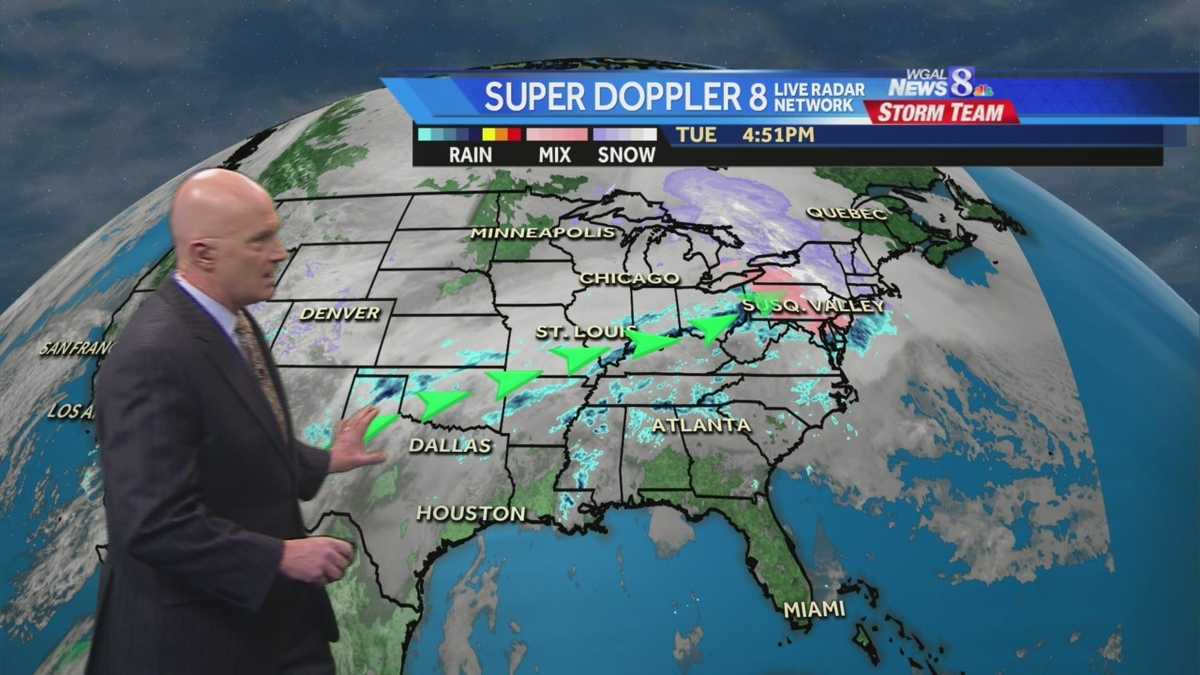 Freezing rain to turn to drizzle; Snow expected Wednesday