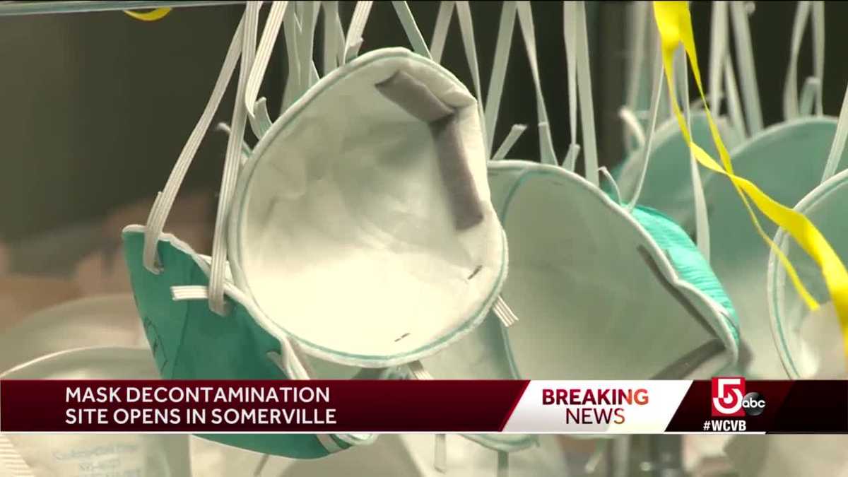 Mask decontamination site opens in Somerville