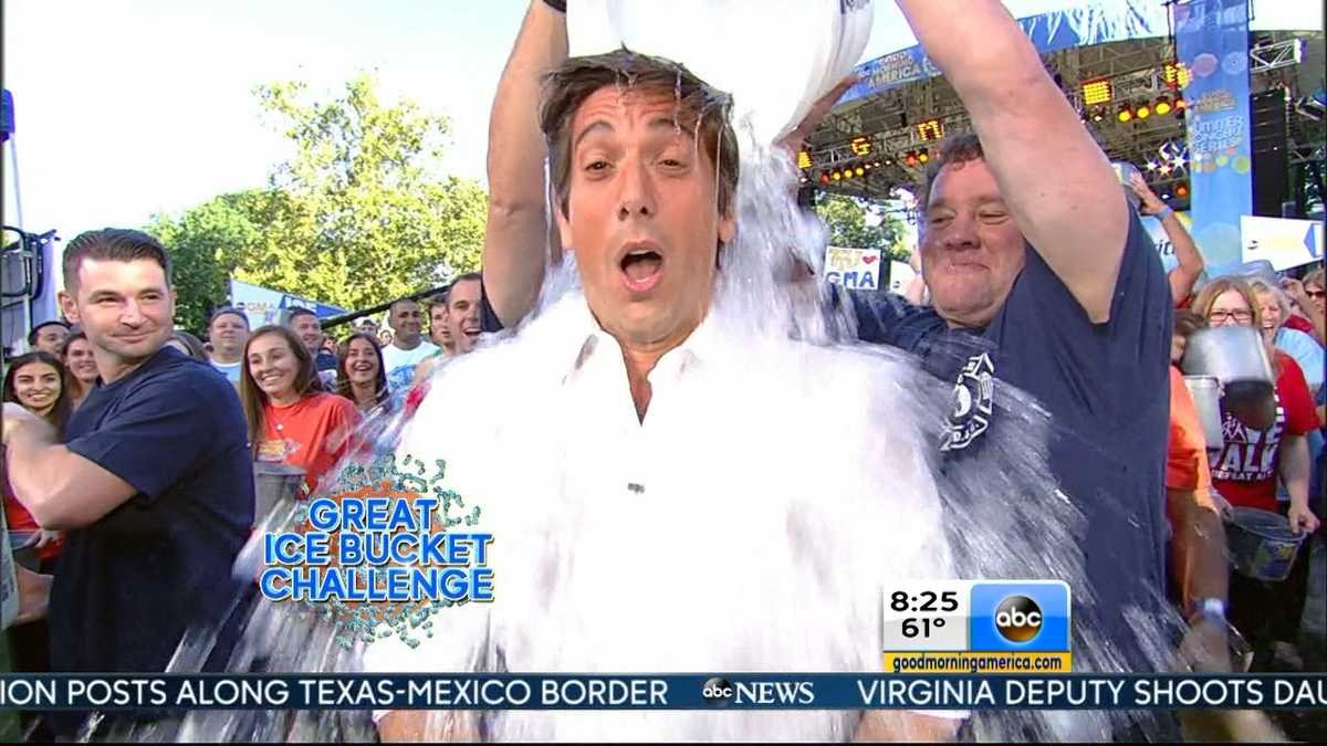 Good Morning America crew accepts ALS Ice Bucket Challenge