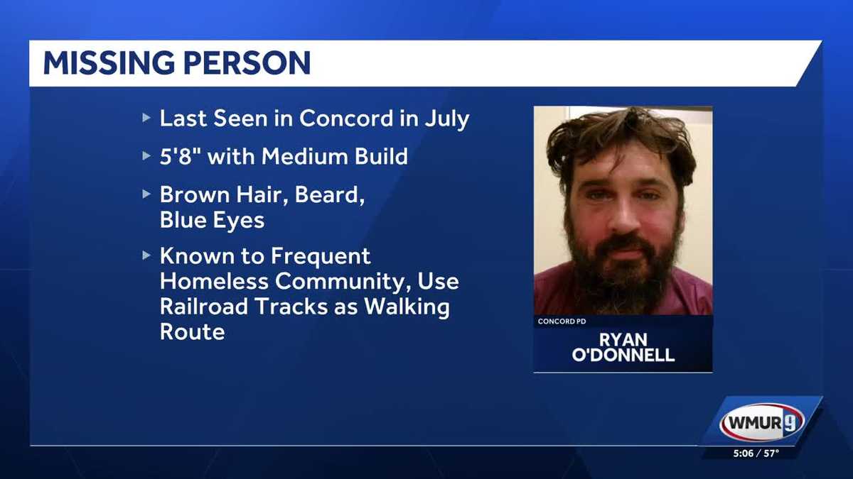 NH police look for missing man Ryan O'Donnell