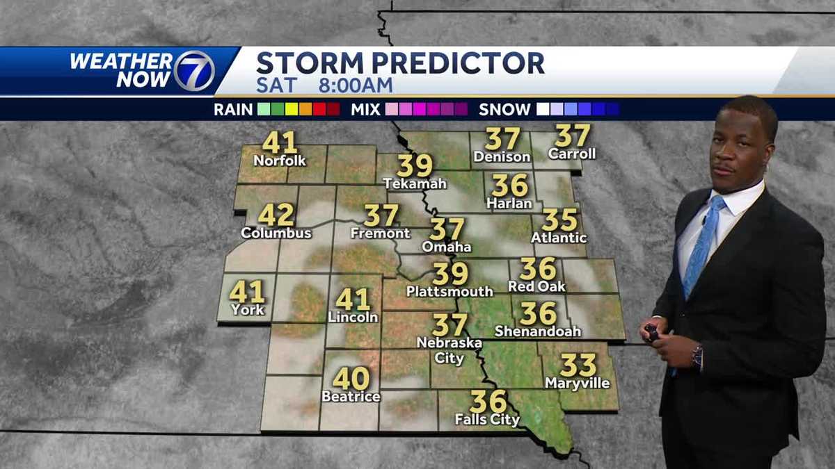 Thursday, November 9: Seasonal Temperatures Friday