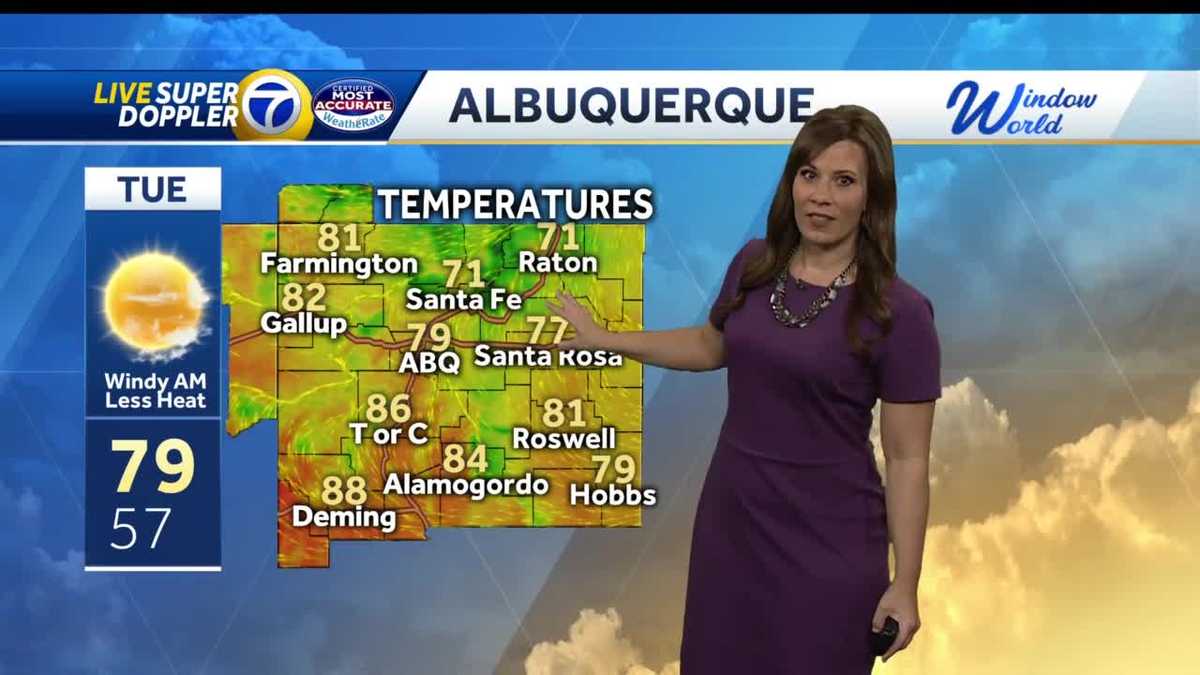 Relief from the heat on the way!