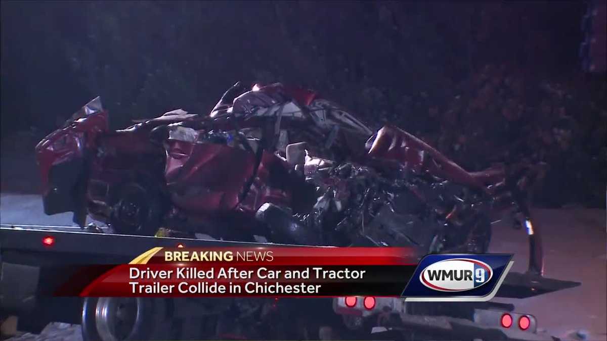 Driver Killed After Car And Tractor Trailer Collide In Chichester