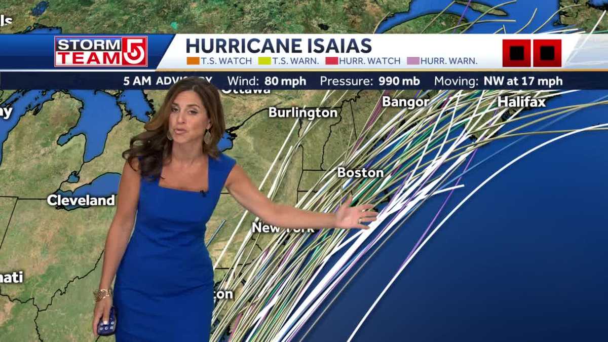 Video: All eyes on path of Isaias