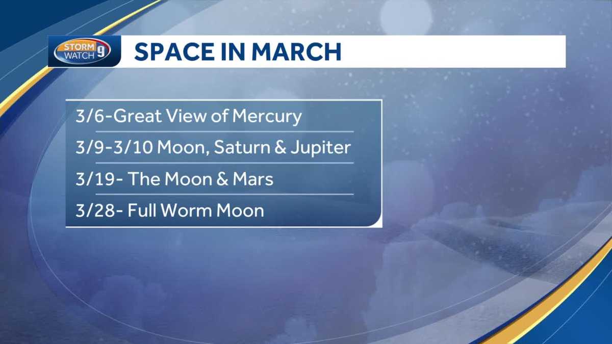 March skies feature Mercury, Saturn, Jupiter