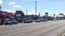 Kentucky State Police Trooper Joseph Ponder visitation procession