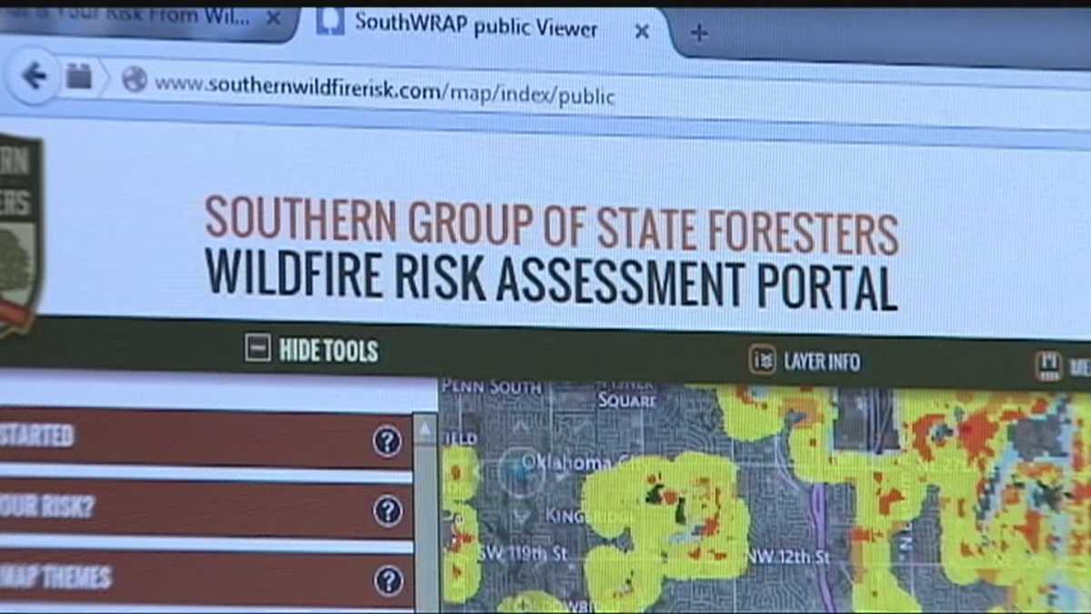 New website shows wildfire risks
