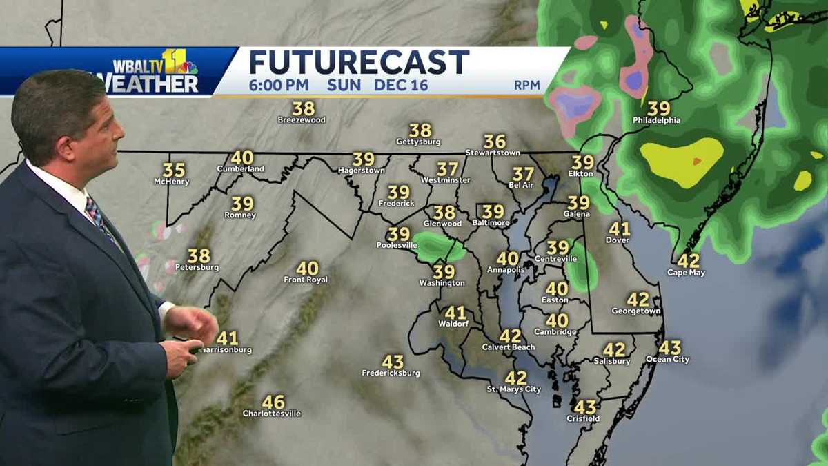 When will rain clear out?