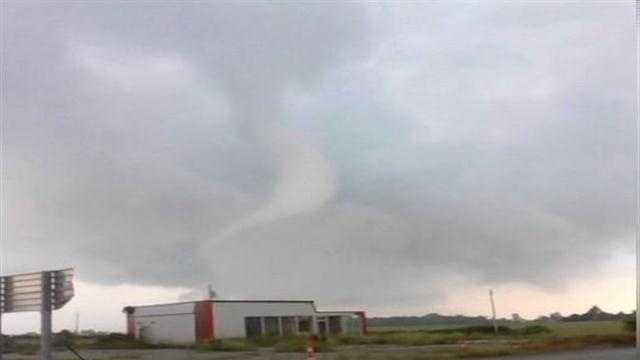 Father's Day funnel cloud makes unexpected appearance