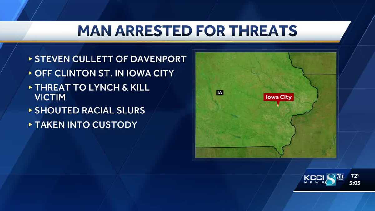 Iowa crime: Steven Cullett of Davenport charged with harassment after ...