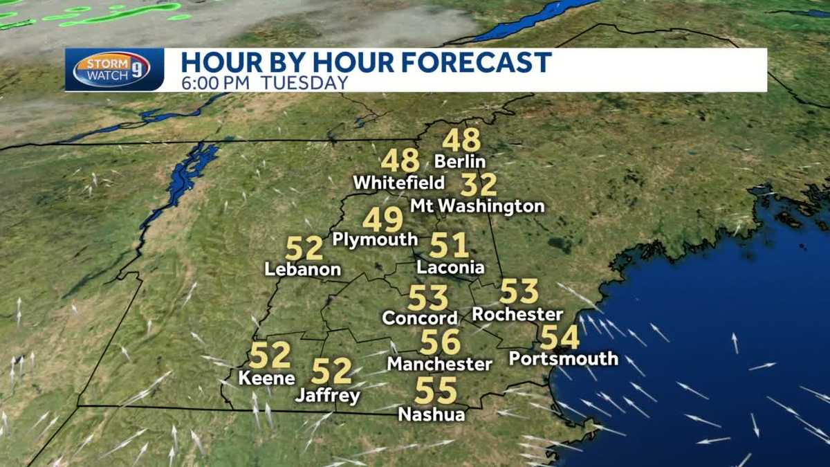 WATCH: Sunshine to start, rain on the way