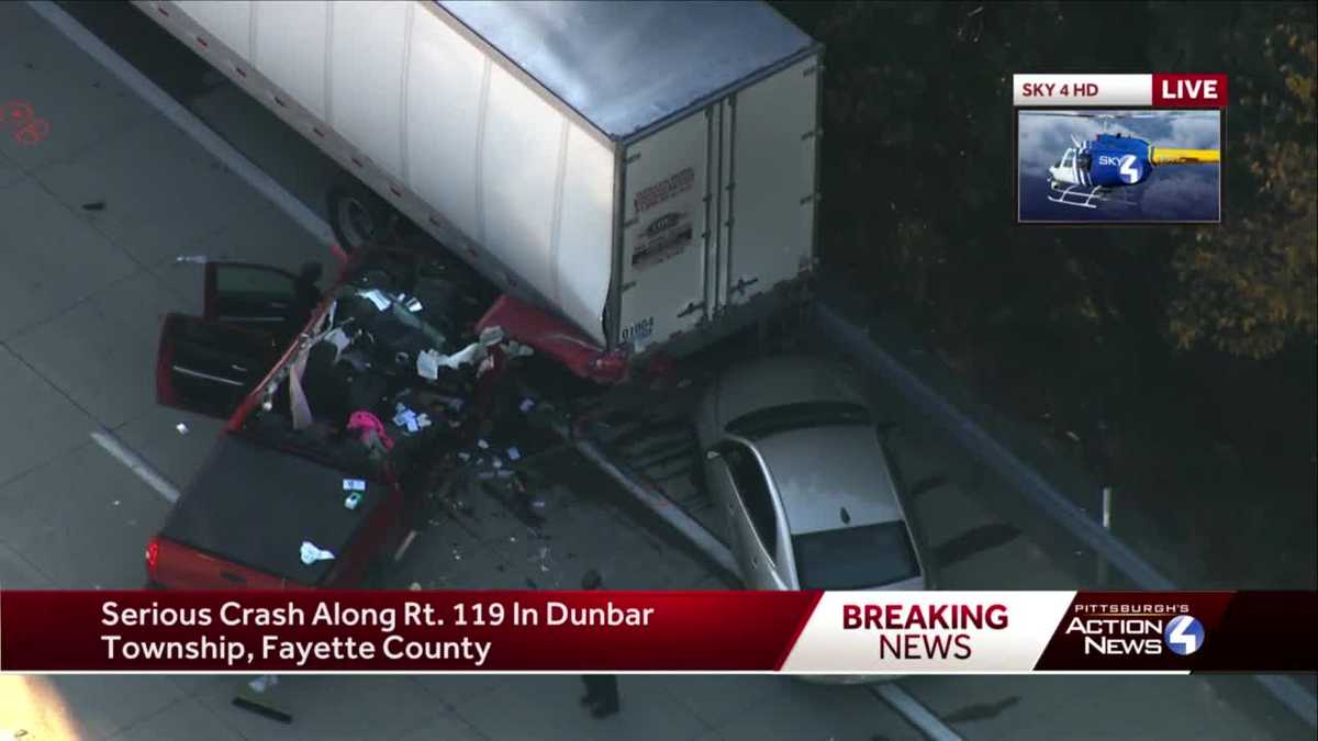 Three injured in crash along Route 119 in Fayette County