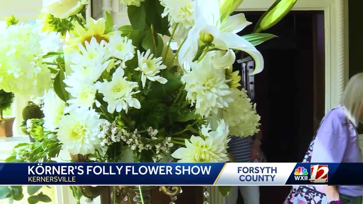 Celebrating florals & history: Körner's Folly hosts flower show