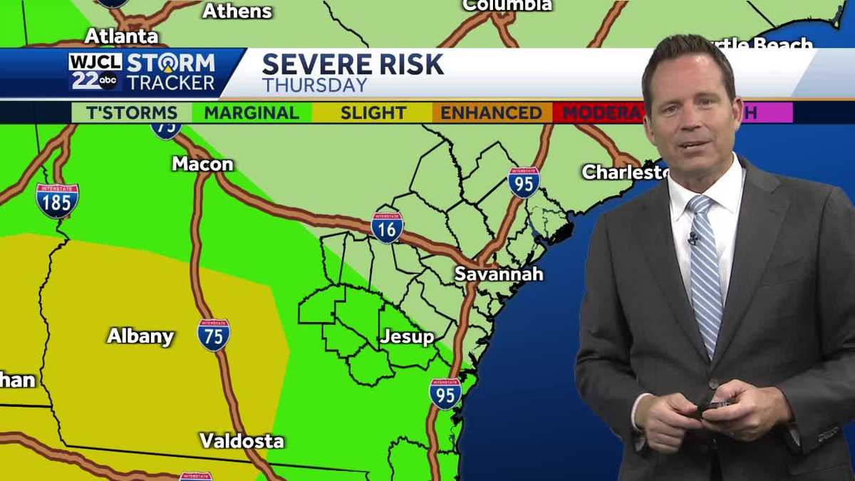 Savannah: Tracking two impact weather days...thunderstorm timing
