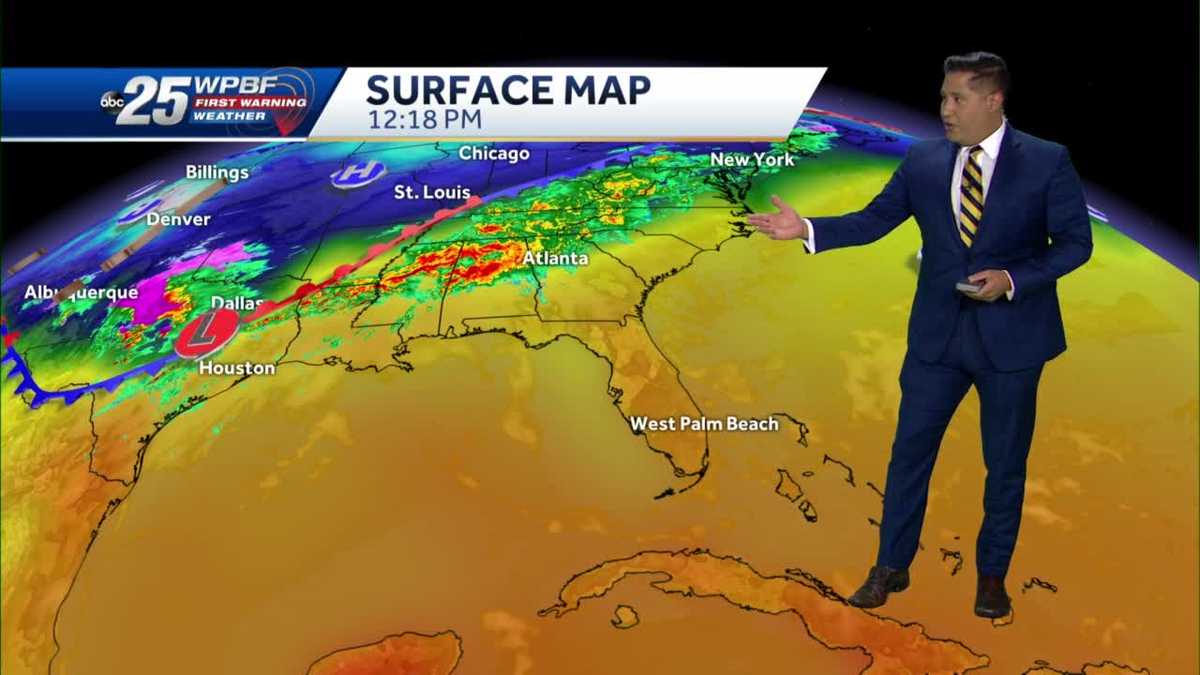 Warm and humid the next few days