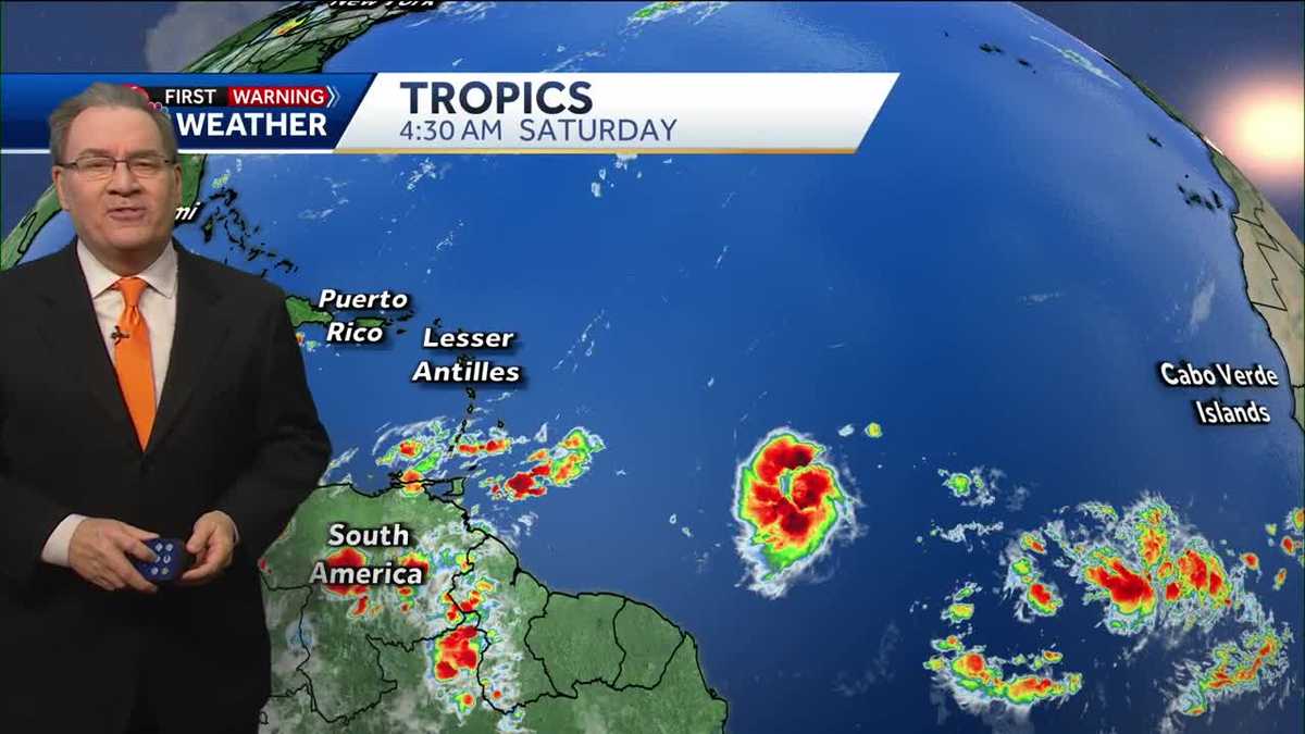 Hot today, hotter Sunday, and tracking Beryl