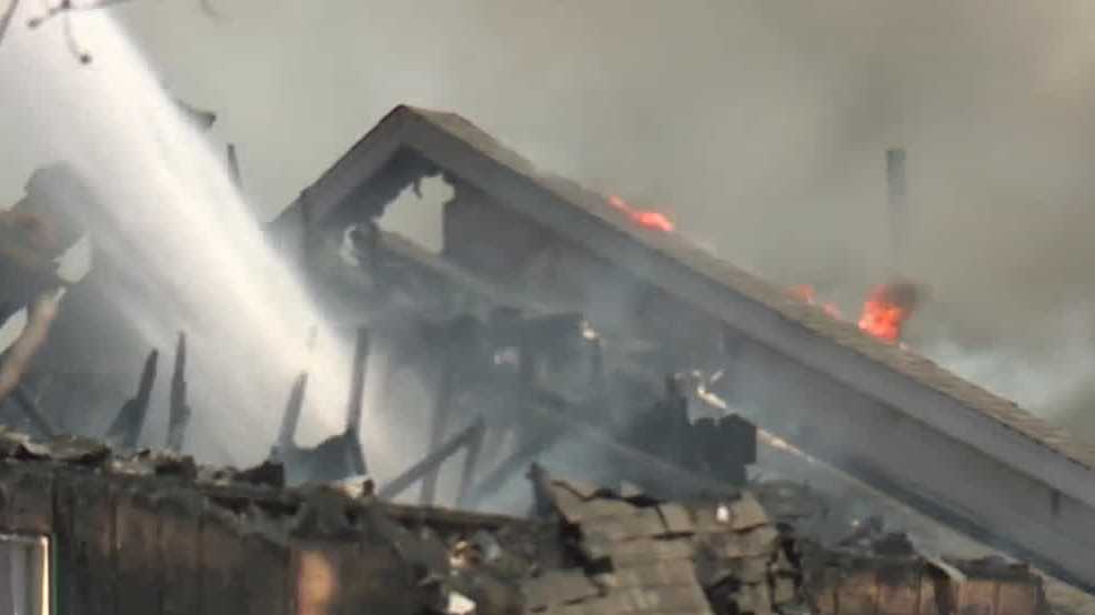 Two metro fires destroy apartment building, critically injure woman