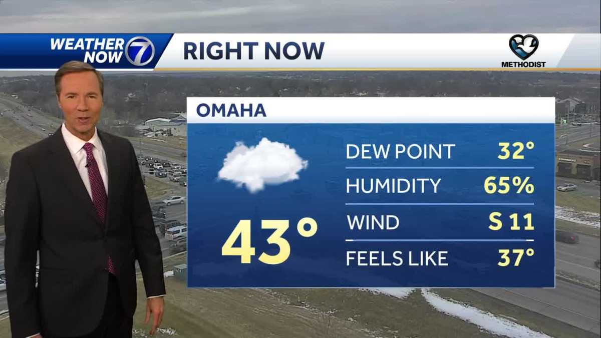 Wednesday evening December 28 Omaha weather
