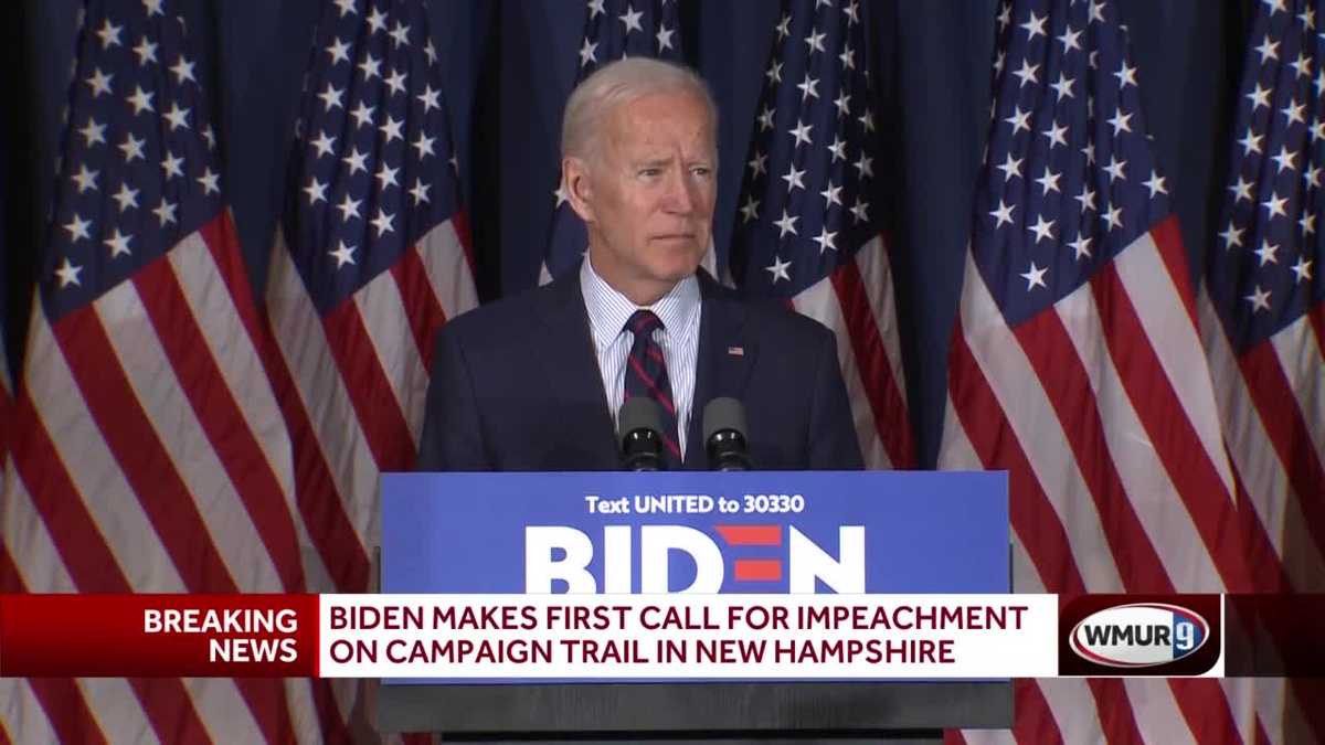 Biden Says Trump Has Betrayed Nation Committed Impeachable Acts