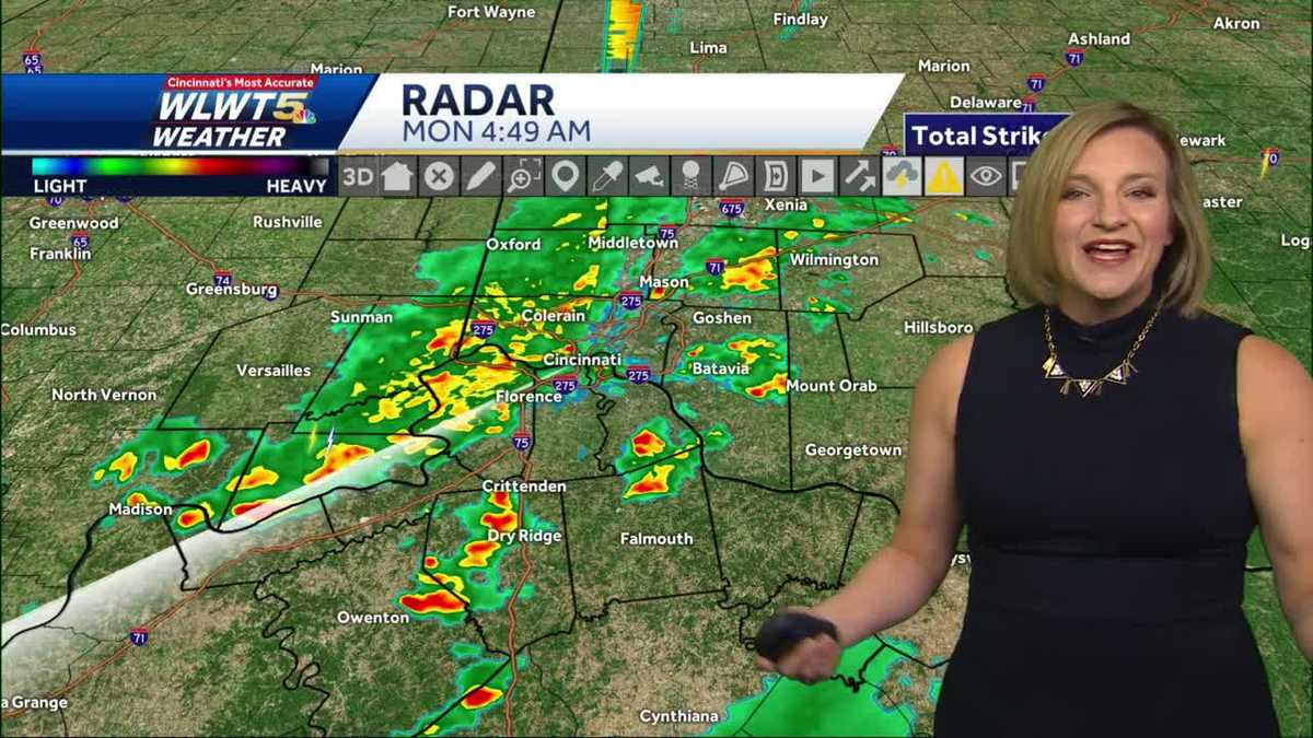 Rain starts the new week