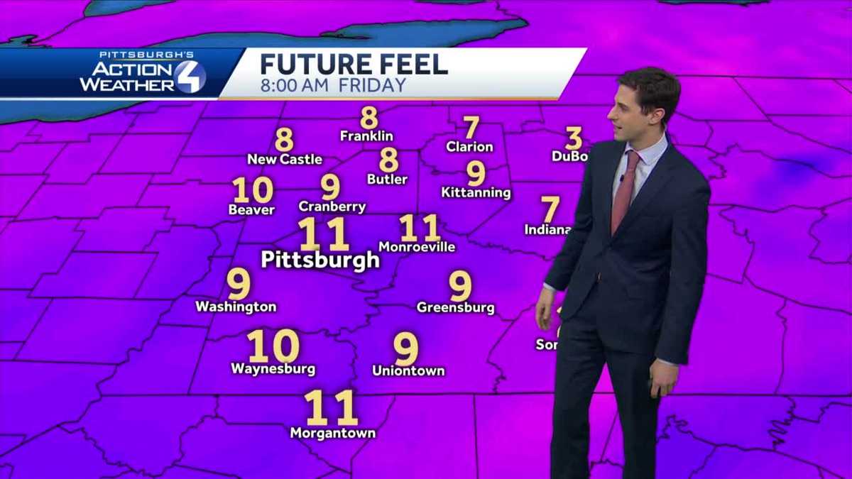 Mostly clear tonight, wind chills will feel like single digits Friday ...