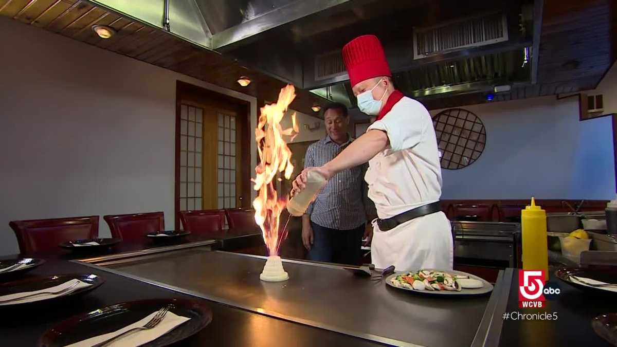 Fuji Steakhouse in Needham, Mass., fires up the hibachi flattop for ...