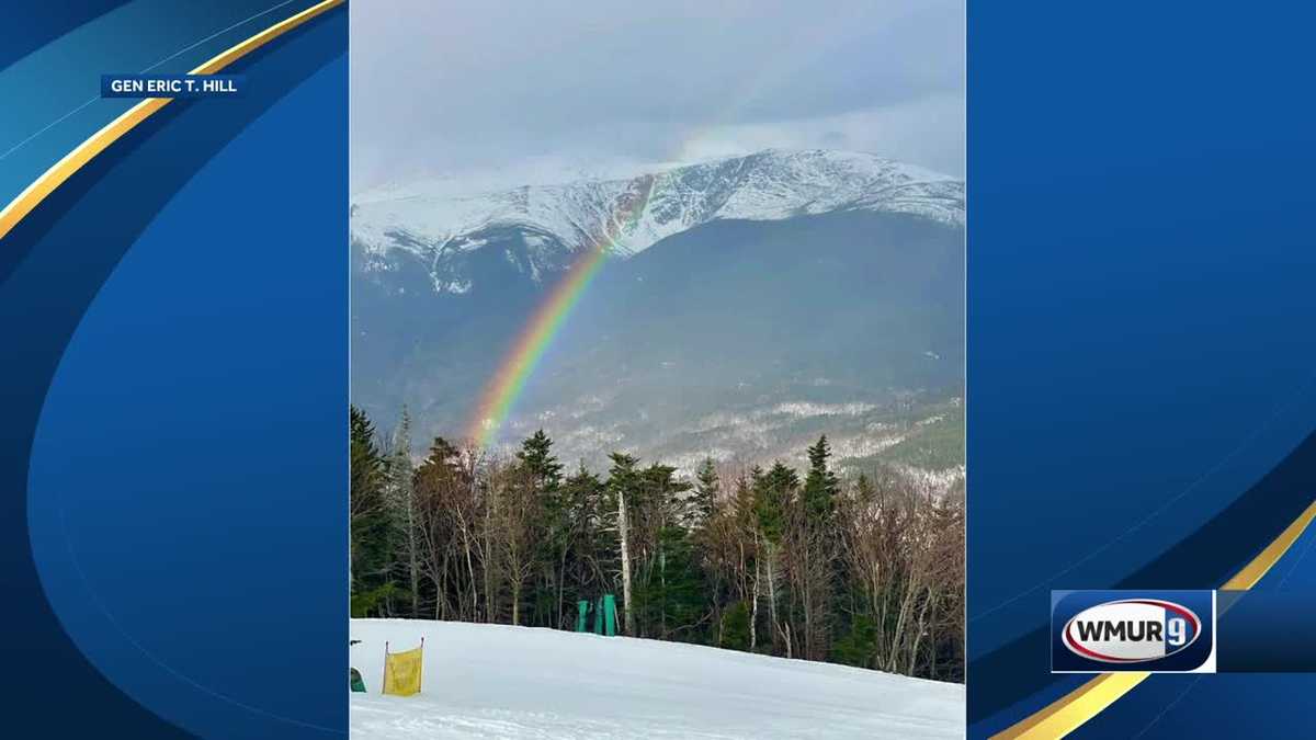 Rainbow spotted over Mount Washington, NH