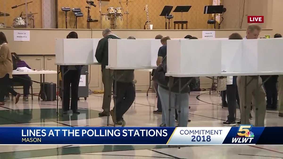 Lines at the polls? Not so much during the lunchtime hours