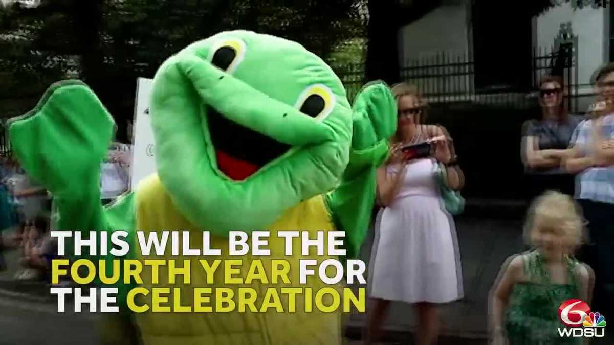 Only in New Orleans: Turtle parade hits the French Quarter Saturday