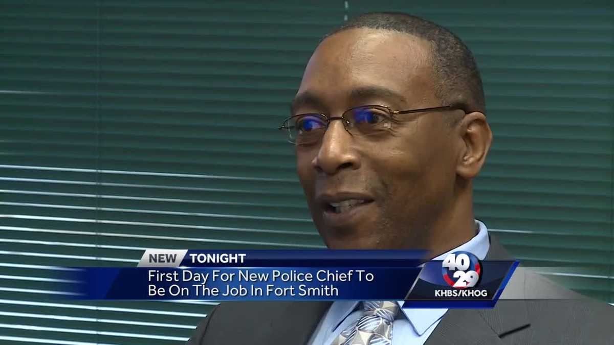 New police chief’s first day on the job in Fort Smith