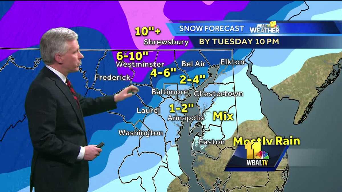 Snow, rain mix expected to continue Tuesday