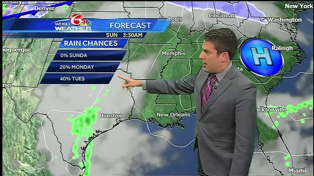 Saturday night: Chilly Sunday morning; sunny and warmer afternoon