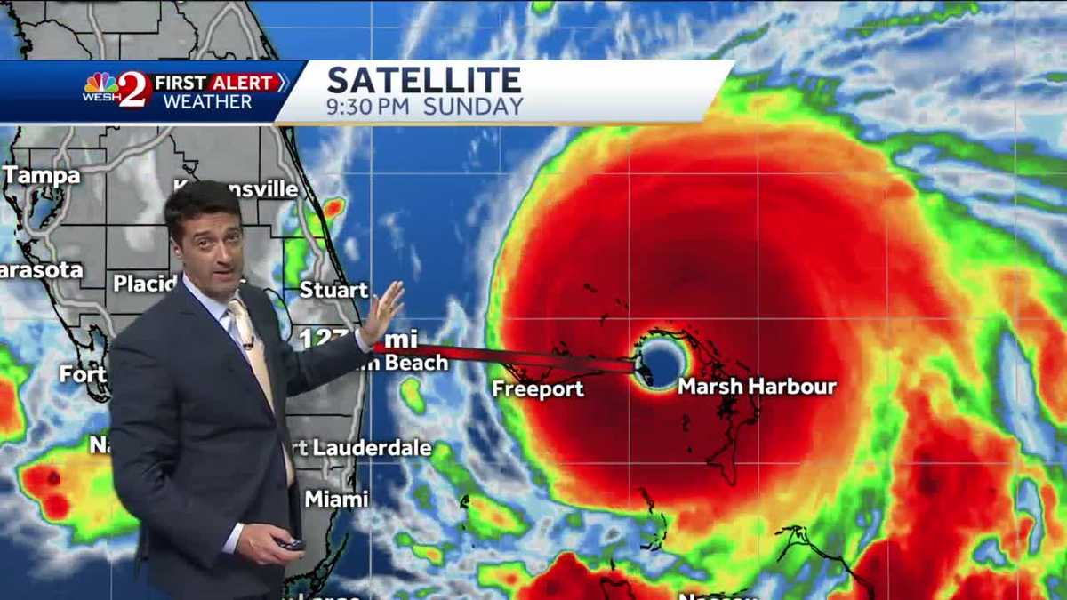 Hurricane Dorian Continues Its Path West