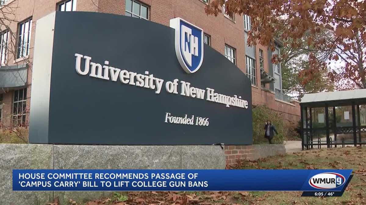 NH House committee recommends 'campus carry' bill