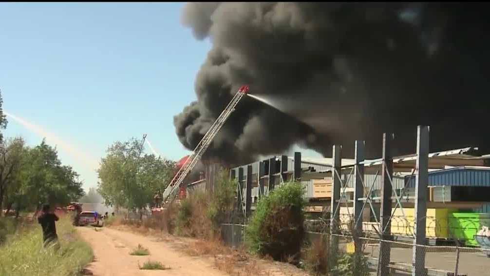 What people throw into recycle bins could have caused fire