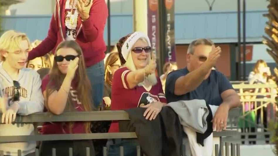 Cheez-It Bowl pep rally excites FSU, OU fans
