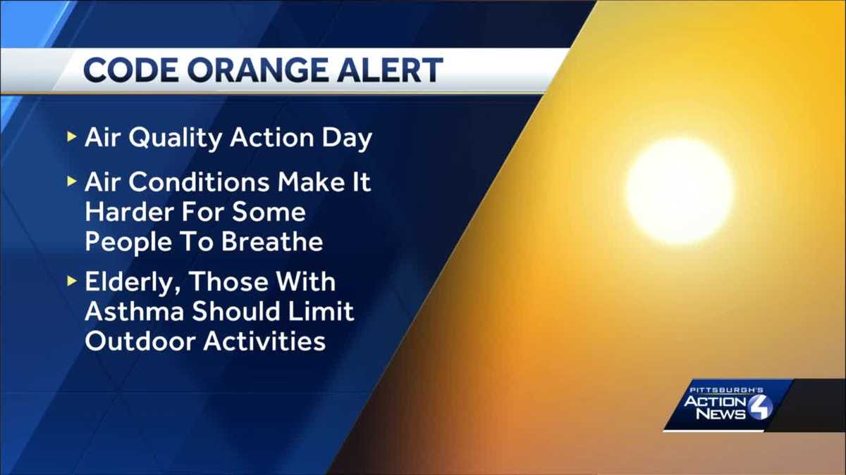 Code Orange Air Quality Action Day issued for most of western ...