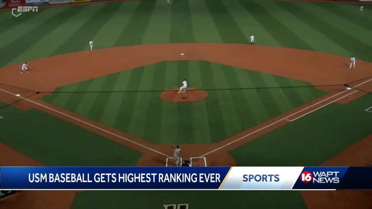 USM baseball sets new program record for top 25 ranking