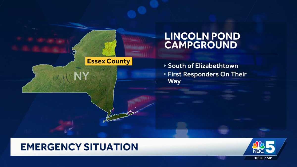 First responders respond to emergency situation at Lincoln Pond Campground