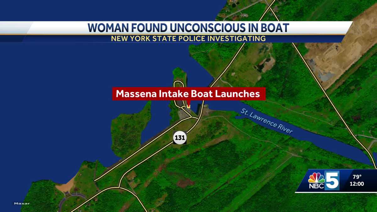 Woman found unconscious in boat in Massena, New York