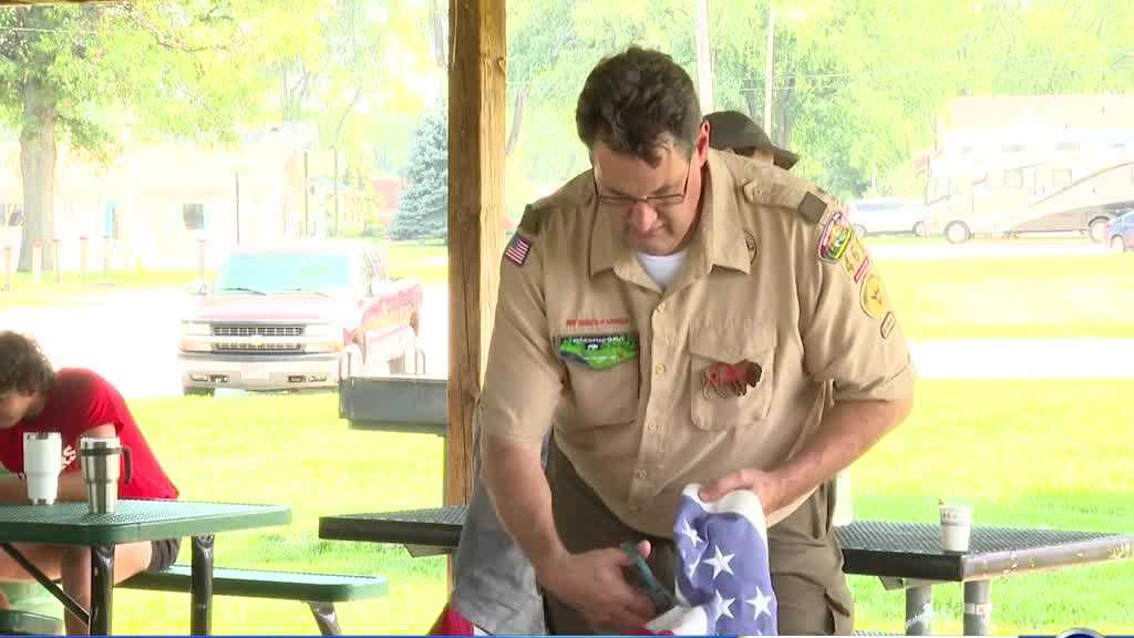"It's a tremendous honor": Boy Scouts of America troops flag retirement ...