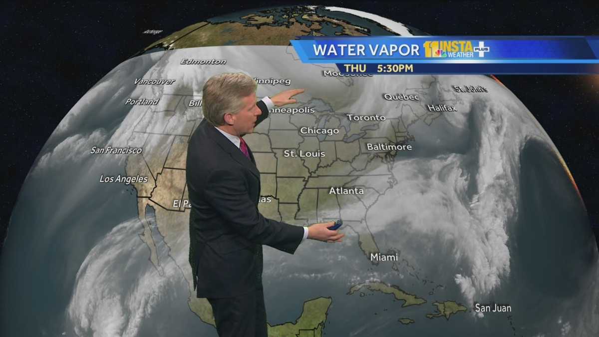 Tom updates Friday forecast