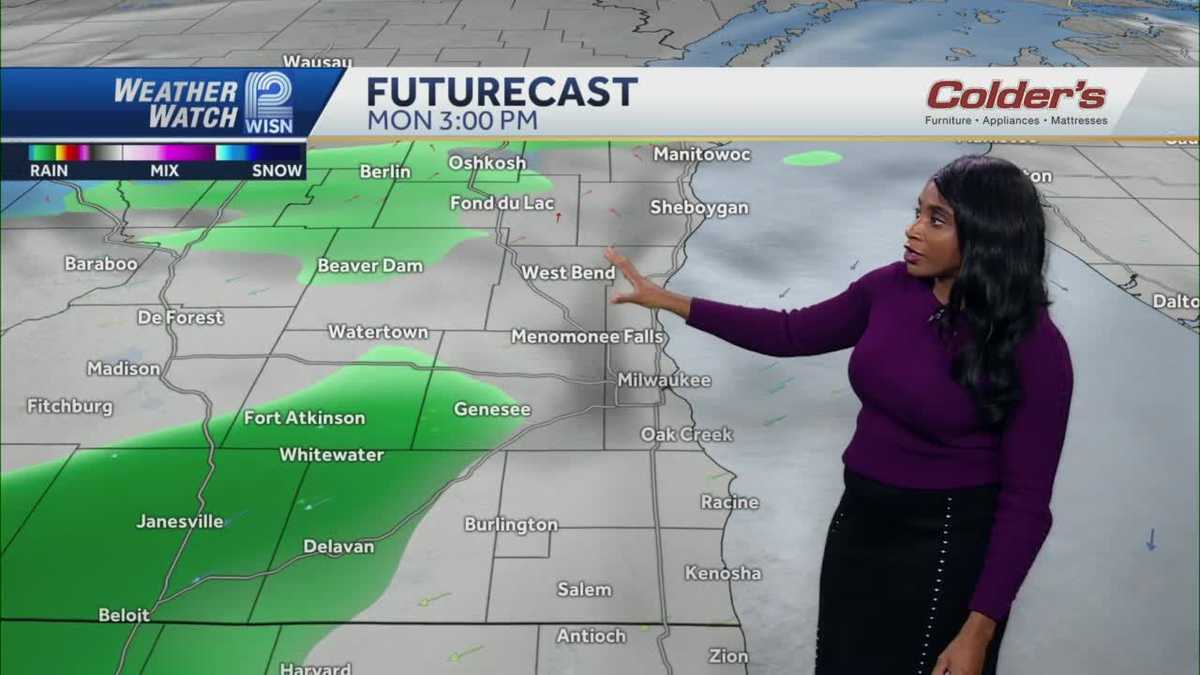 VIDEOCAST: A Wet and Cold Monday