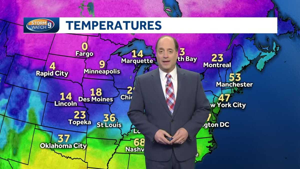 Update: Cooler weather ahead