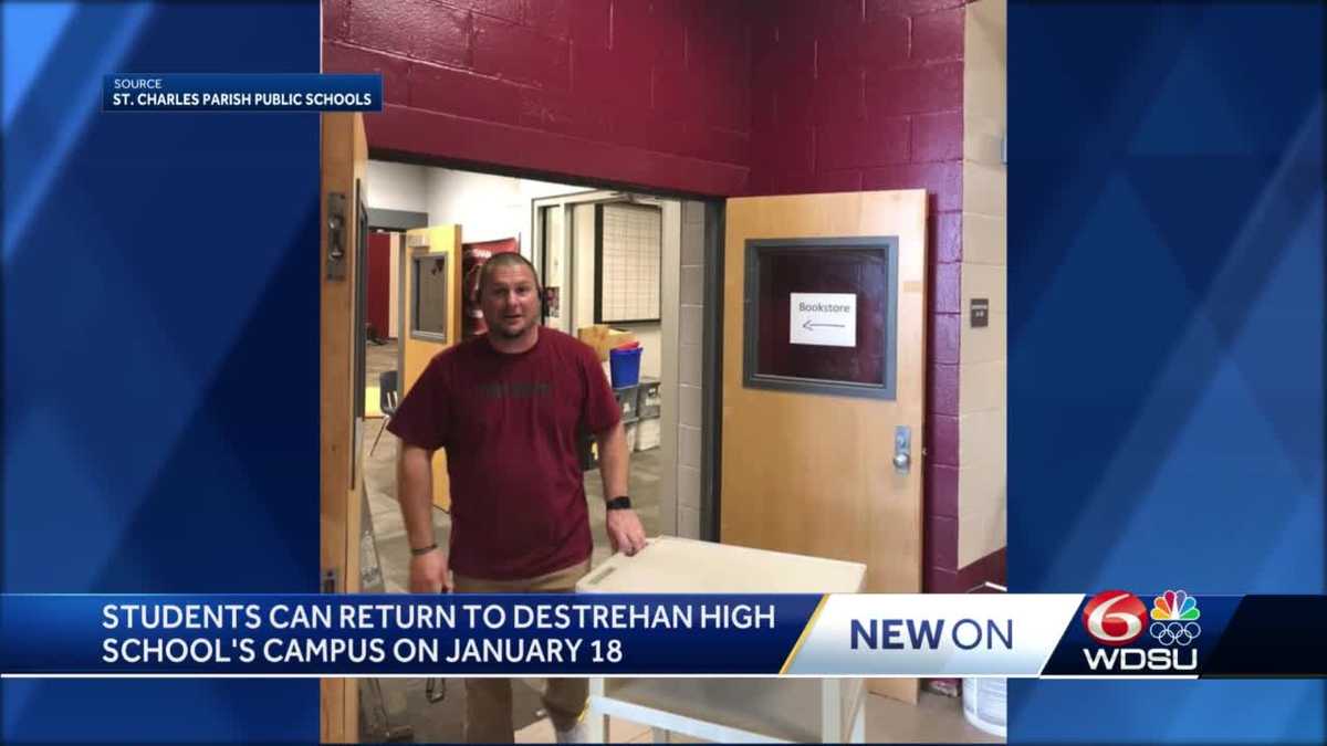 Destrehan High School set to reopen next week after Ida damage