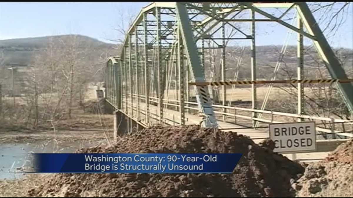 Washington County bridge shut down, county cites safety