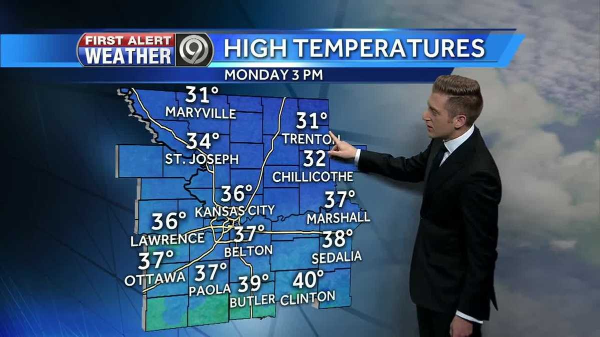 First Alert: Temperatures should top freezing Monday