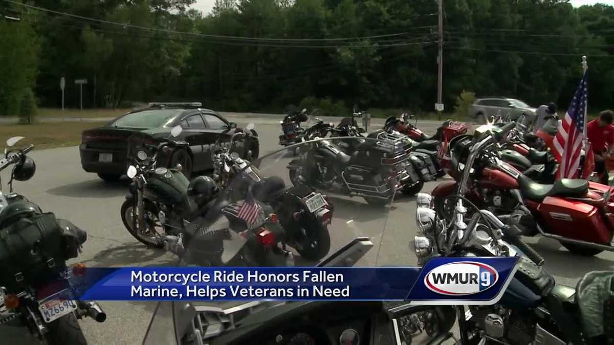 Motorcycle ride honors fallen marine, helps veterans in need